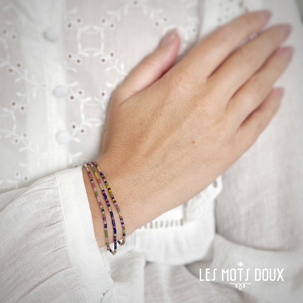 Bracelet All you need is Love - Bijou code Morse - Les Mots Doux
